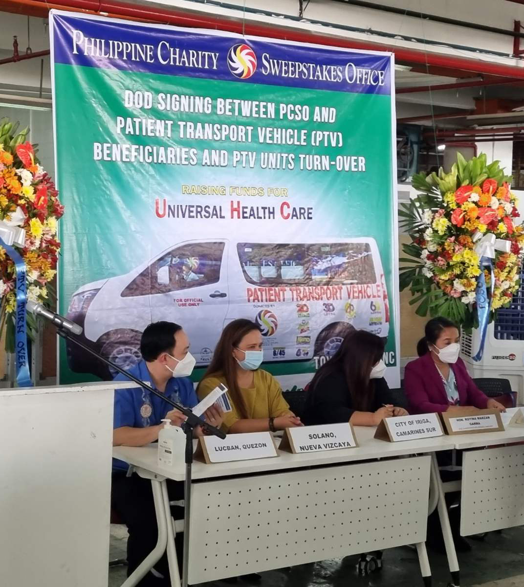Toyota supplies PCSO’s PTV donations | Toyota Motor Philippines