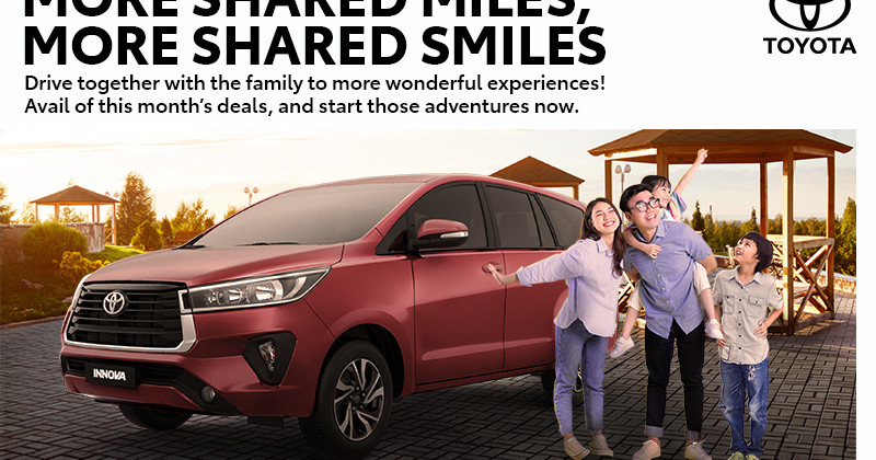 More Shared Miles, More Shared Smiles this October with Toyota | Toyot