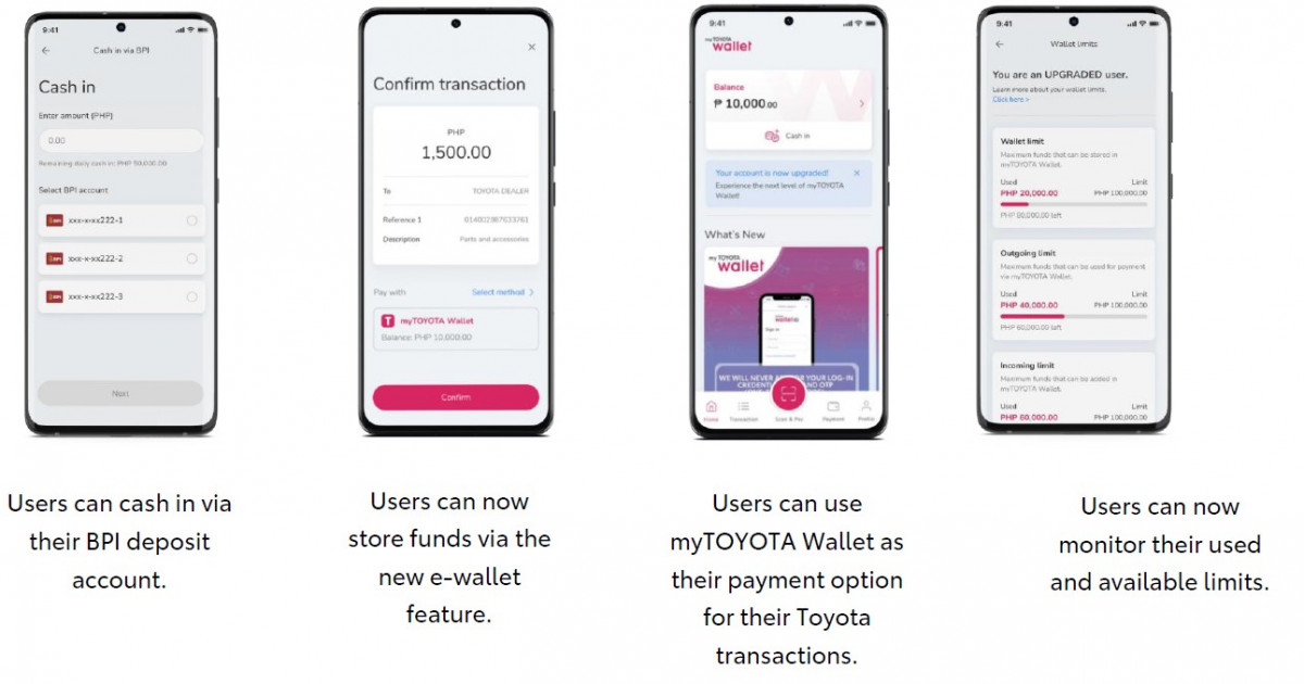 Experience the next level of myTOYOTA Wallet app | Toyota Motor Philip