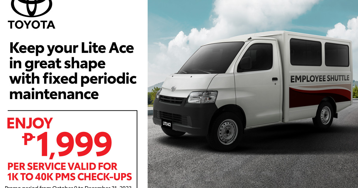 LITEACE FIXED PERIODIC MAINTENANCE PROMO