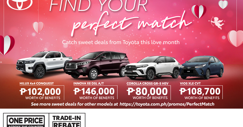 Find your Perfect Match with Toyota’s Valentine Promo