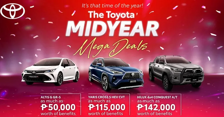 Make way for Toyota’s midyear mega deals | Toyota Motor Philippines