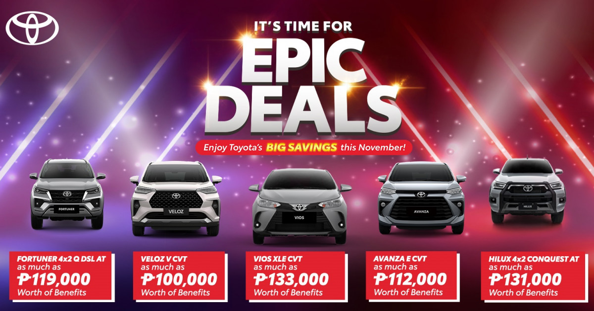 It's time for epic deals