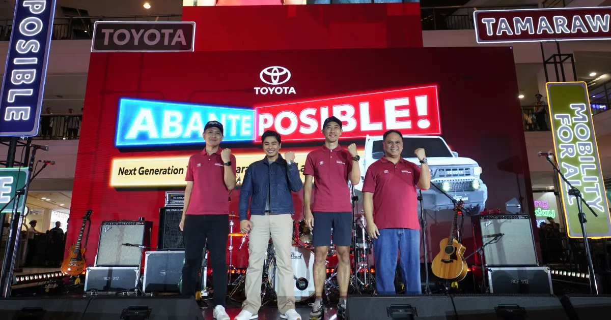 ABANTE, POSIBLE! Toyota Motor Philippines Welcomes Bida Ambassador Coco ...
