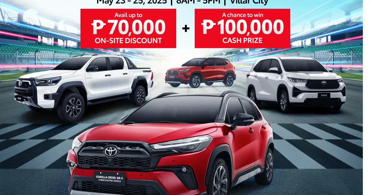 Toyota Motor Philippines offers event-exclusive promos on its vehicles ...