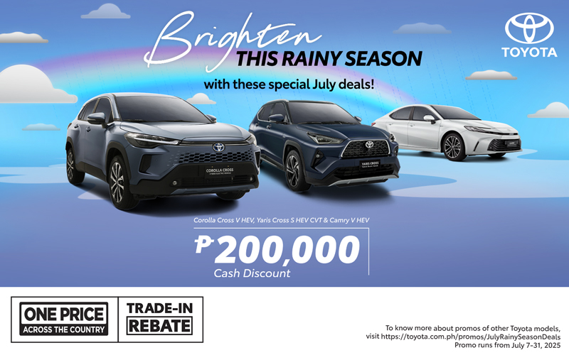 July Rainy Season Deals