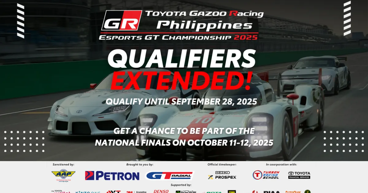 Toyota extends qualifiers for TGR Philippines eSports GT Championship ...