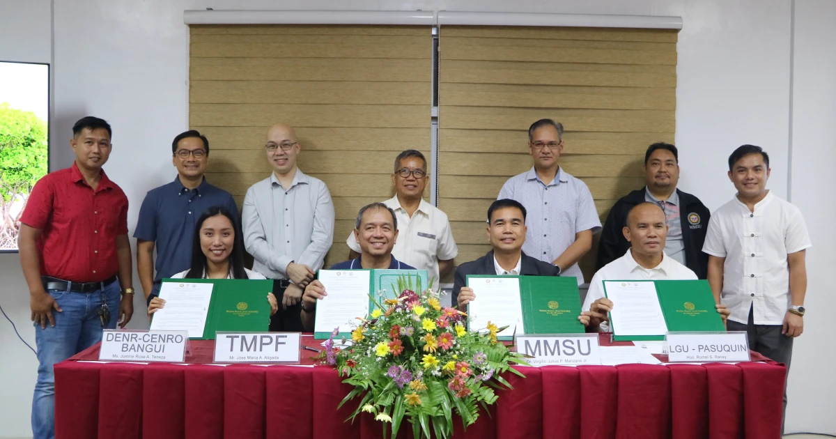TMP Foundation adopts mangrove forest for climate mitigation in Ilocos ...